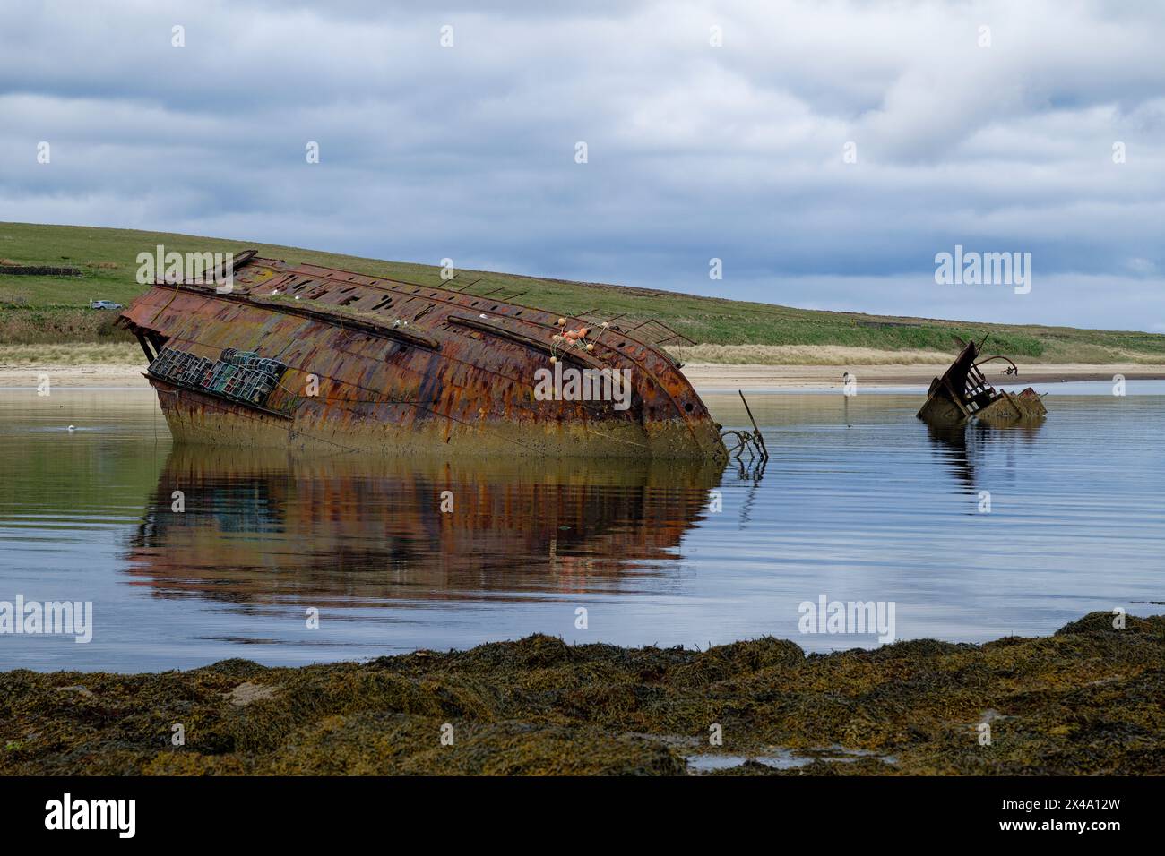 Wreck of SS Reginald, a steamship built in Govan in 1878 and eventually ...