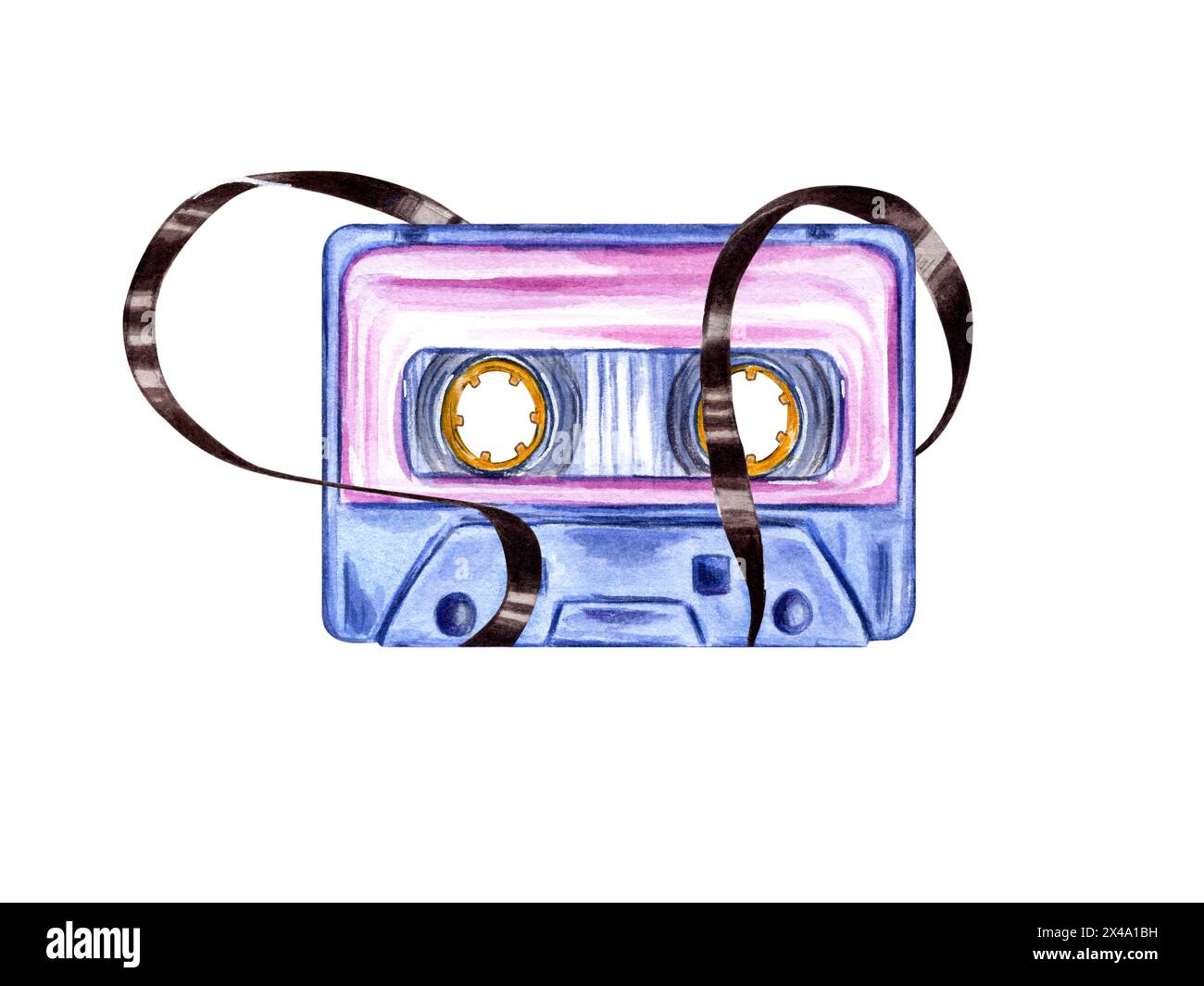 Tangled cassette tape hi-res stock photography and images - Alamy