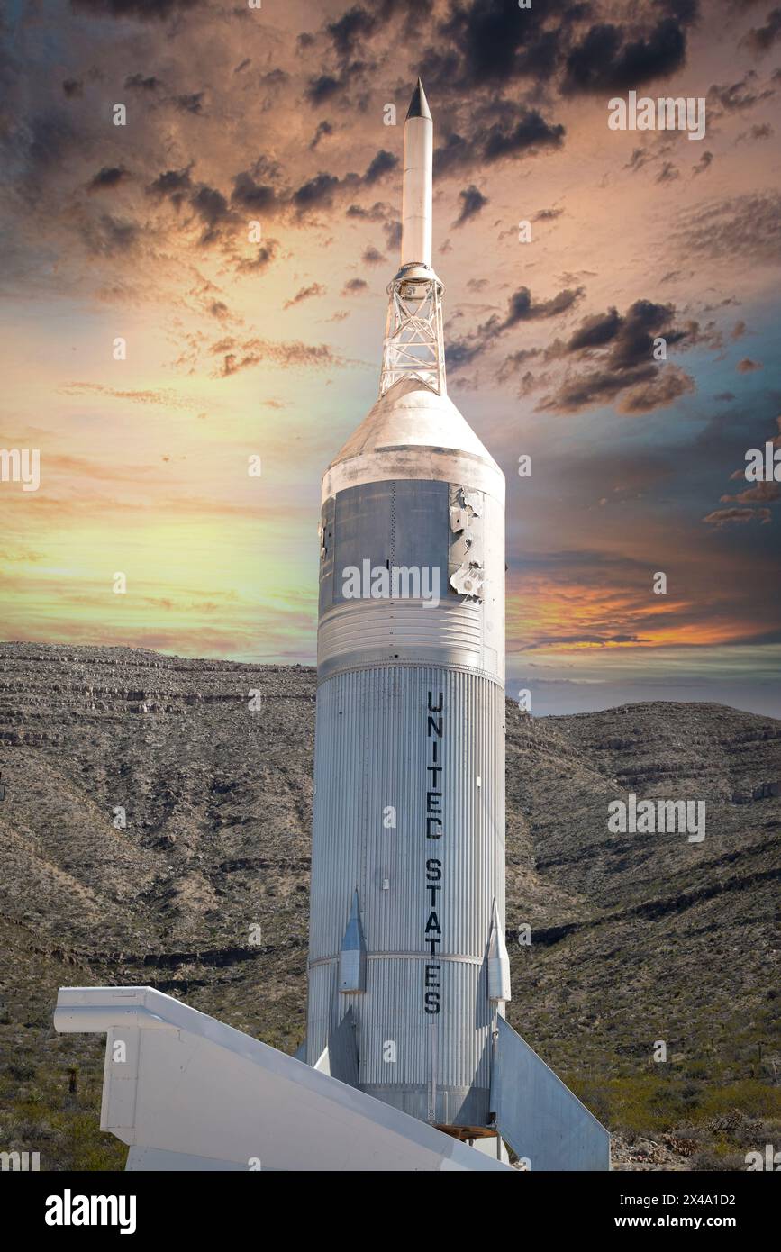 Little Joe escape test rocket from 1963-66 at the Museum of Space ...