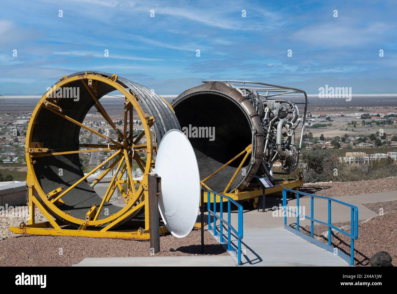 An F-1 Rocket Engine on display at he Museum of Space History in ...