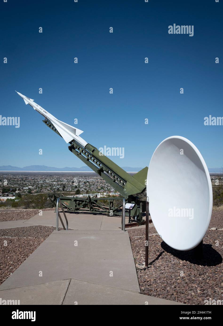 Ground to Air missile and Radar tracker at he Museum of Space History ...