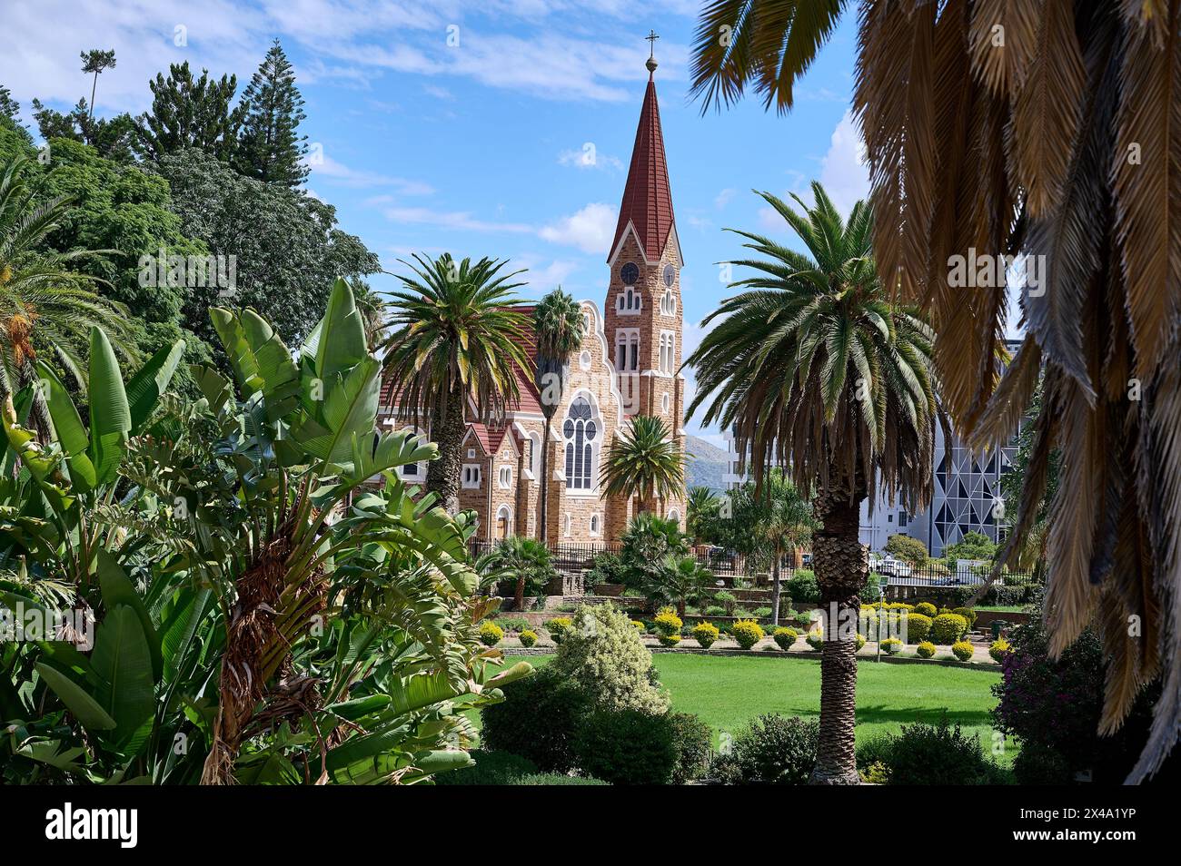 Christ Church In Windhoek, Namibia Stock Photo - Alamy