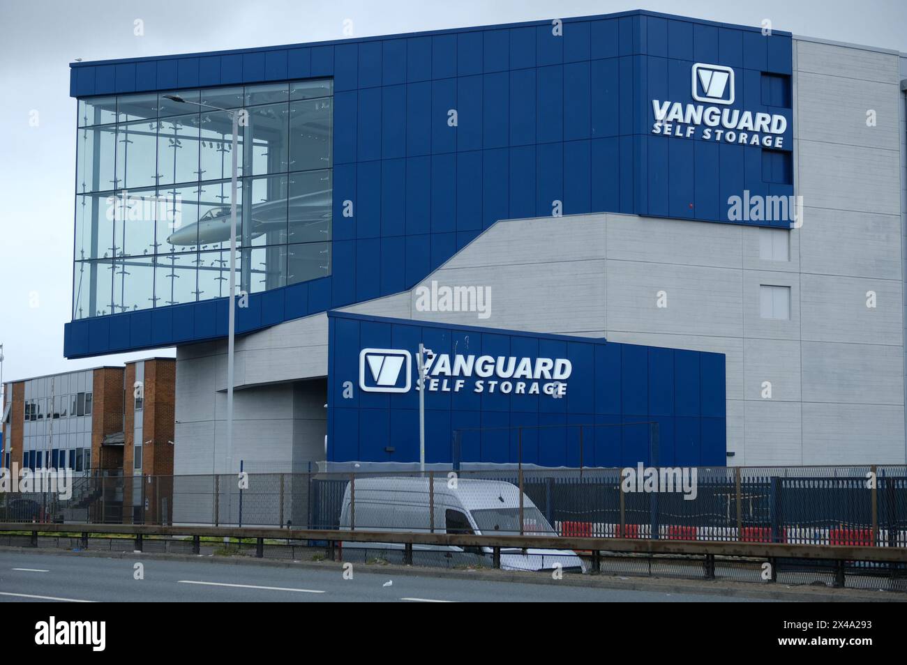 LONDON- APRIL 23, 2024: Vanguard Self Storage in Brent , North London Stock Photo - Alamy