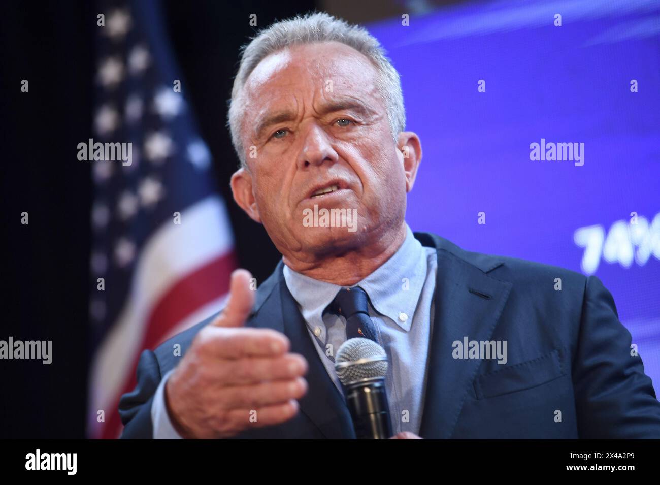 New York, USA. 01st May, 2024. Independent Presidential candidate ...