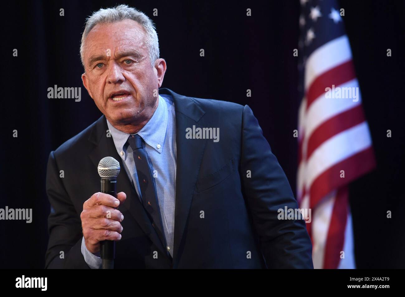 New York, USA. 01st May, 2024. Independent Presidential candidate ...