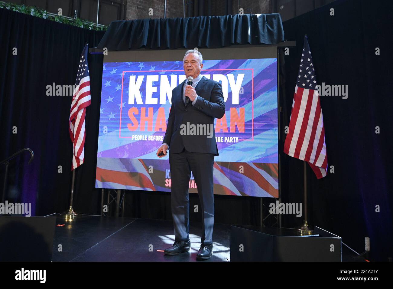 New York, USA. 01st May, 2024. Independent Presidential candidate ...