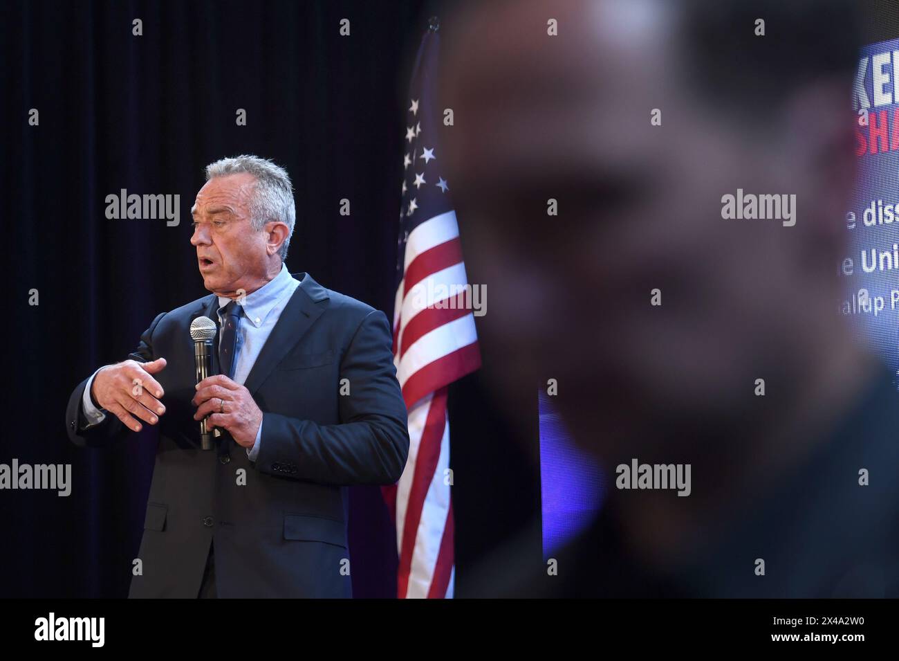 New York, USA. 01st May, 2024. Independent Presidential candidate ...