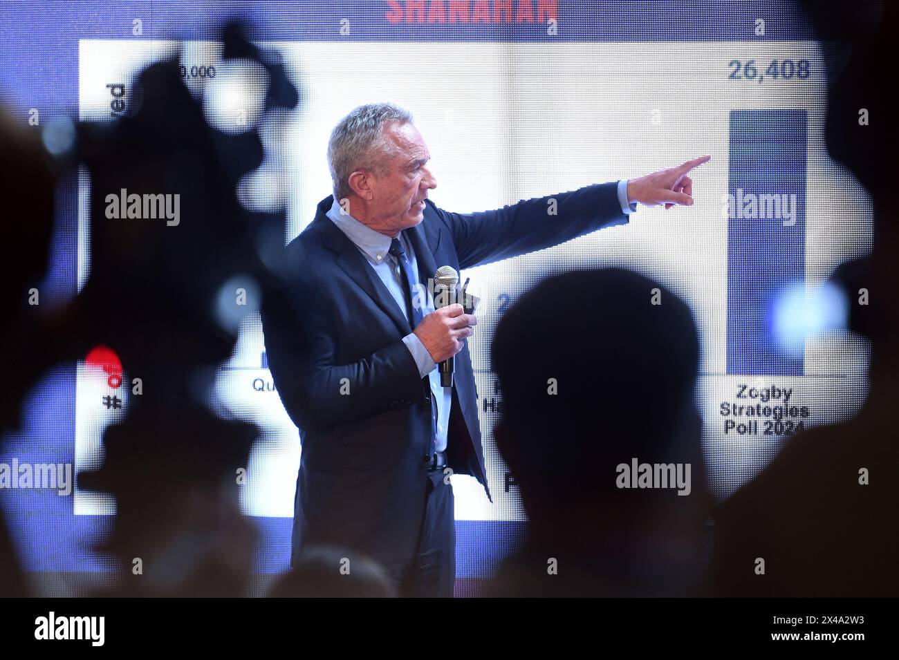 New York, USA. 01st May, 2024. Independent Presidential candidate ...
