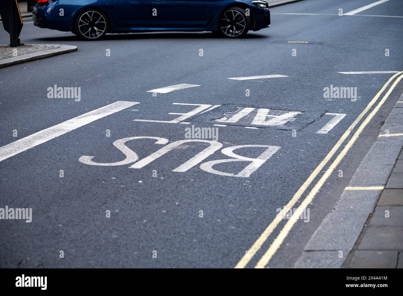 Transportation in London city, roads, road signes, street signes ...