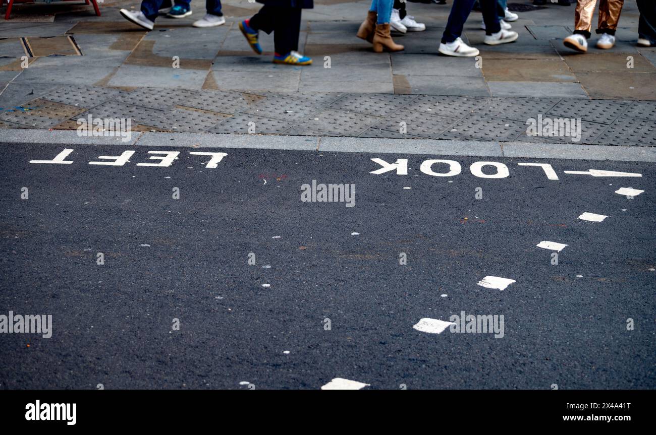 Transportation in London city, roads, road signes, street signes ...