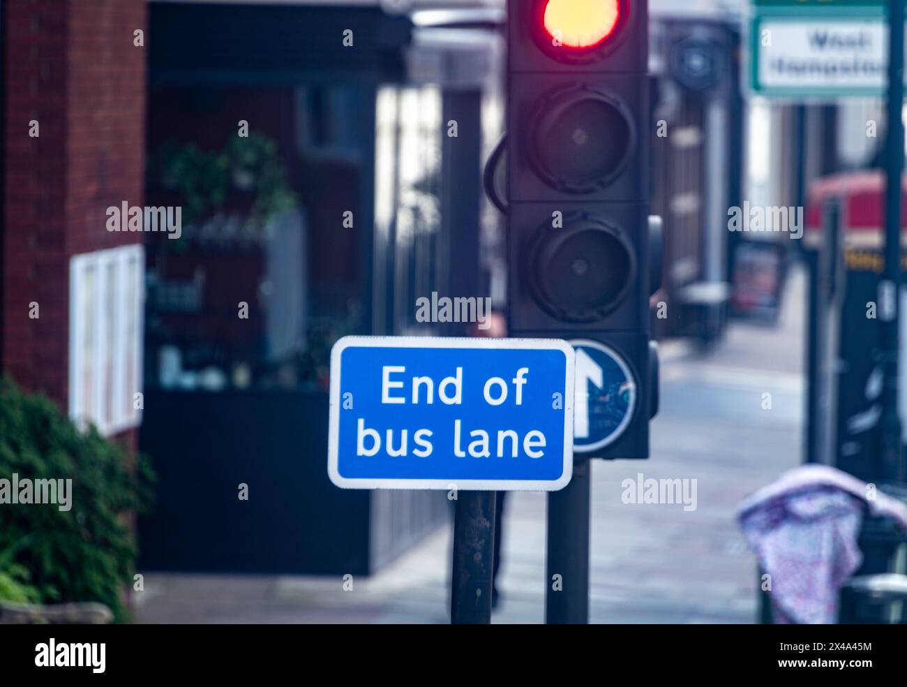 Transportation in London city, roads, road signes, street signes ...