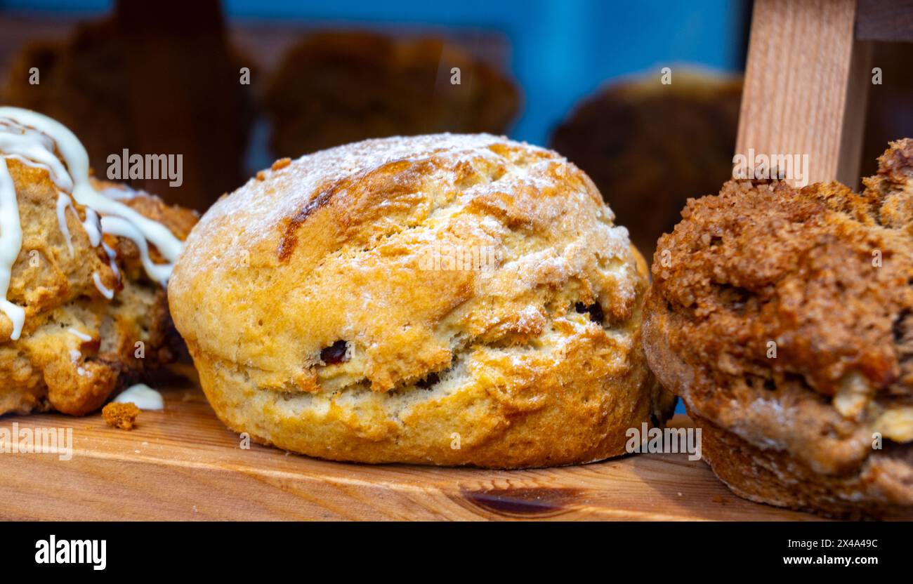 Scones - traditional British baked good, popular in the United Kingdom ...