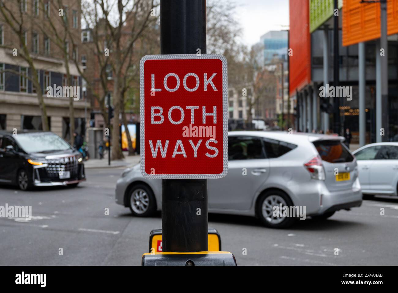 Transportation in London city, roads, road signes, street signes ...