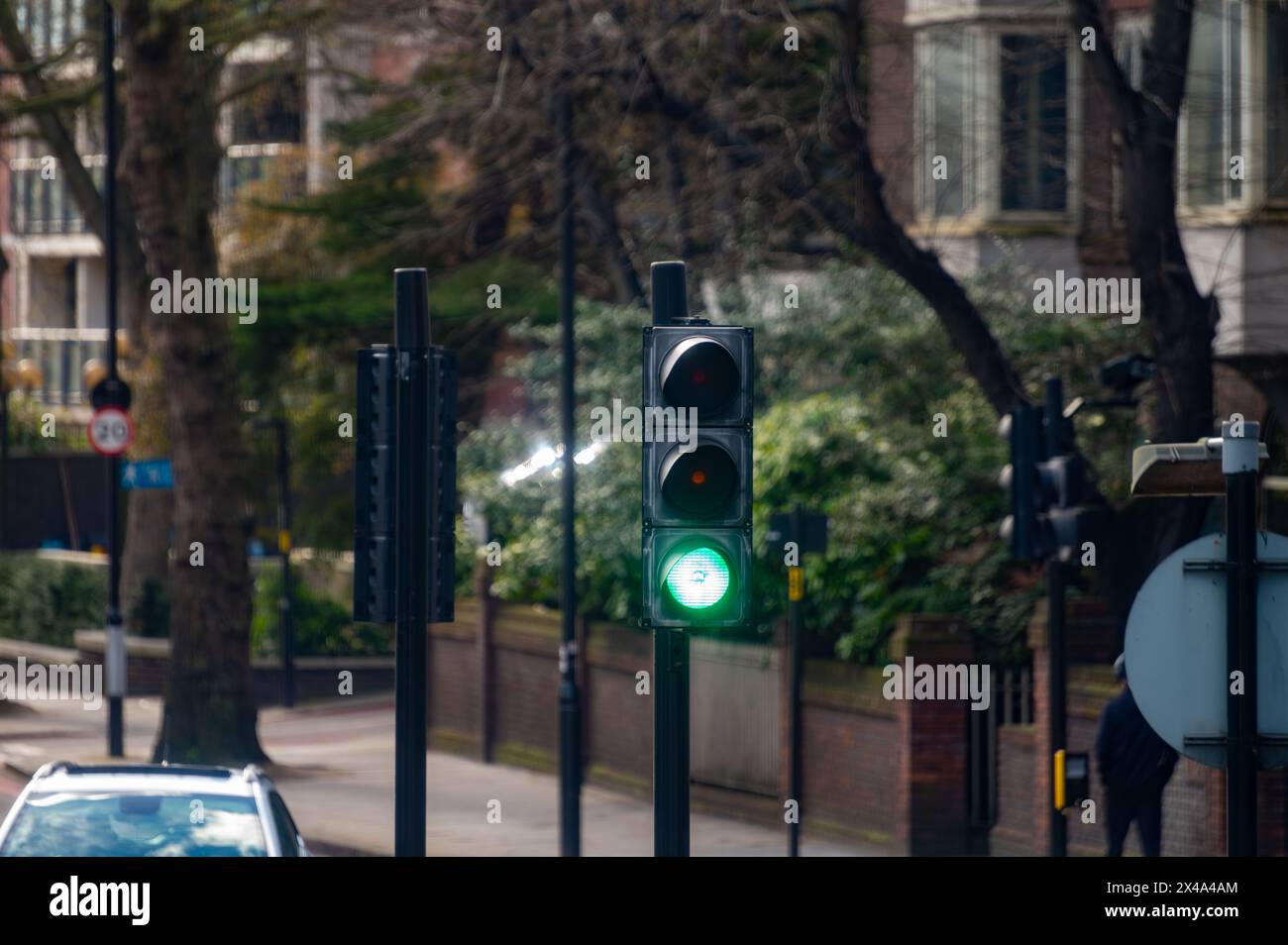 Transportation in London city, roads, road signes, street signes ...