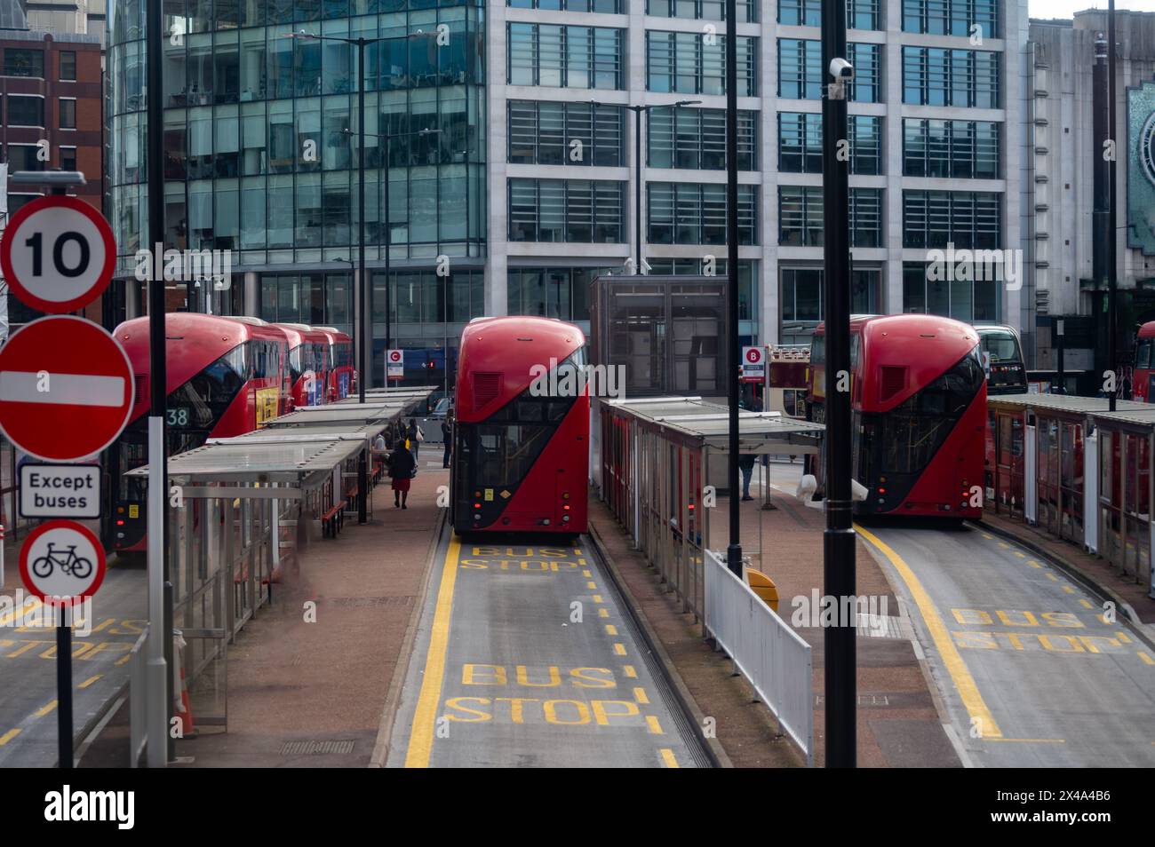 Transportation in London city, roads, road signes, street signes ...