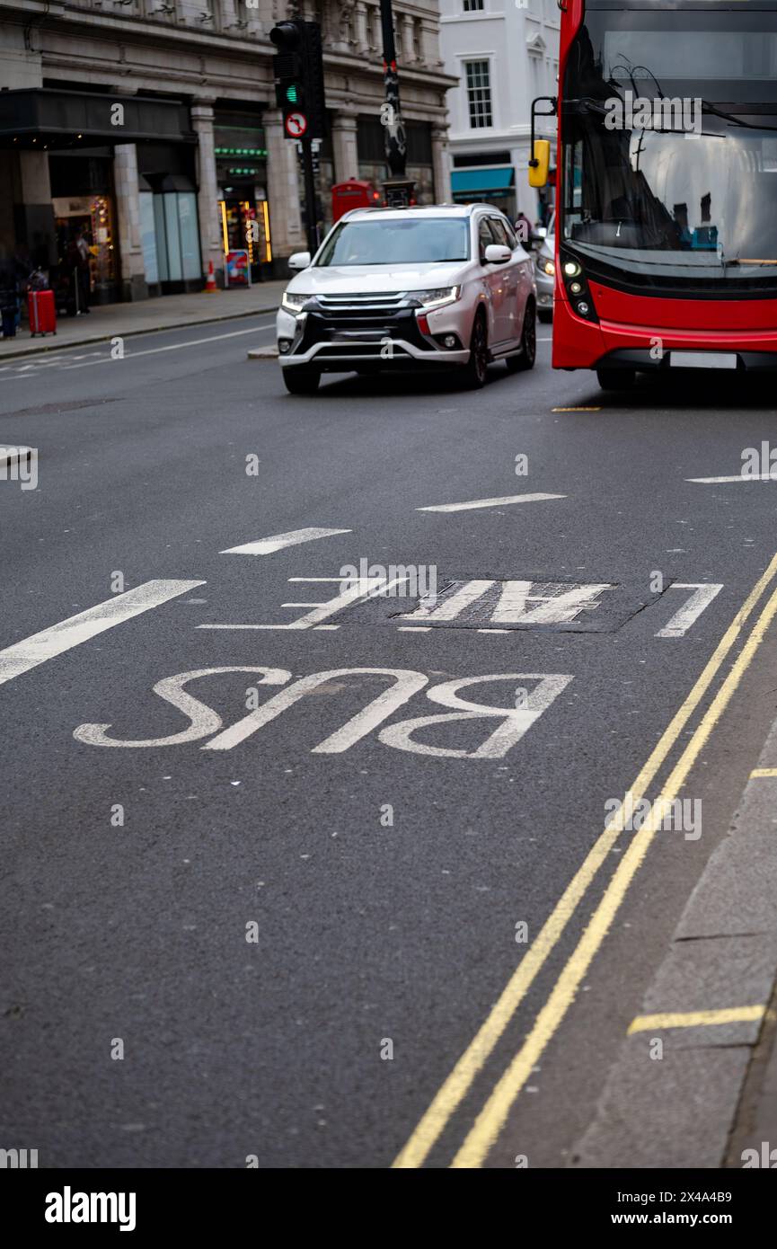 Transportation in London city, roads, road signes, street signes ...