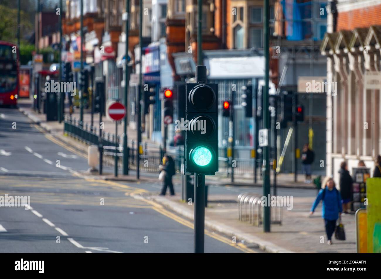 Transportation in London city, roads, road signes, street signes ...