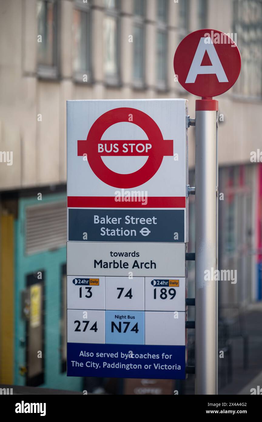 Transportation in London city, roads, road signes, street signes ...