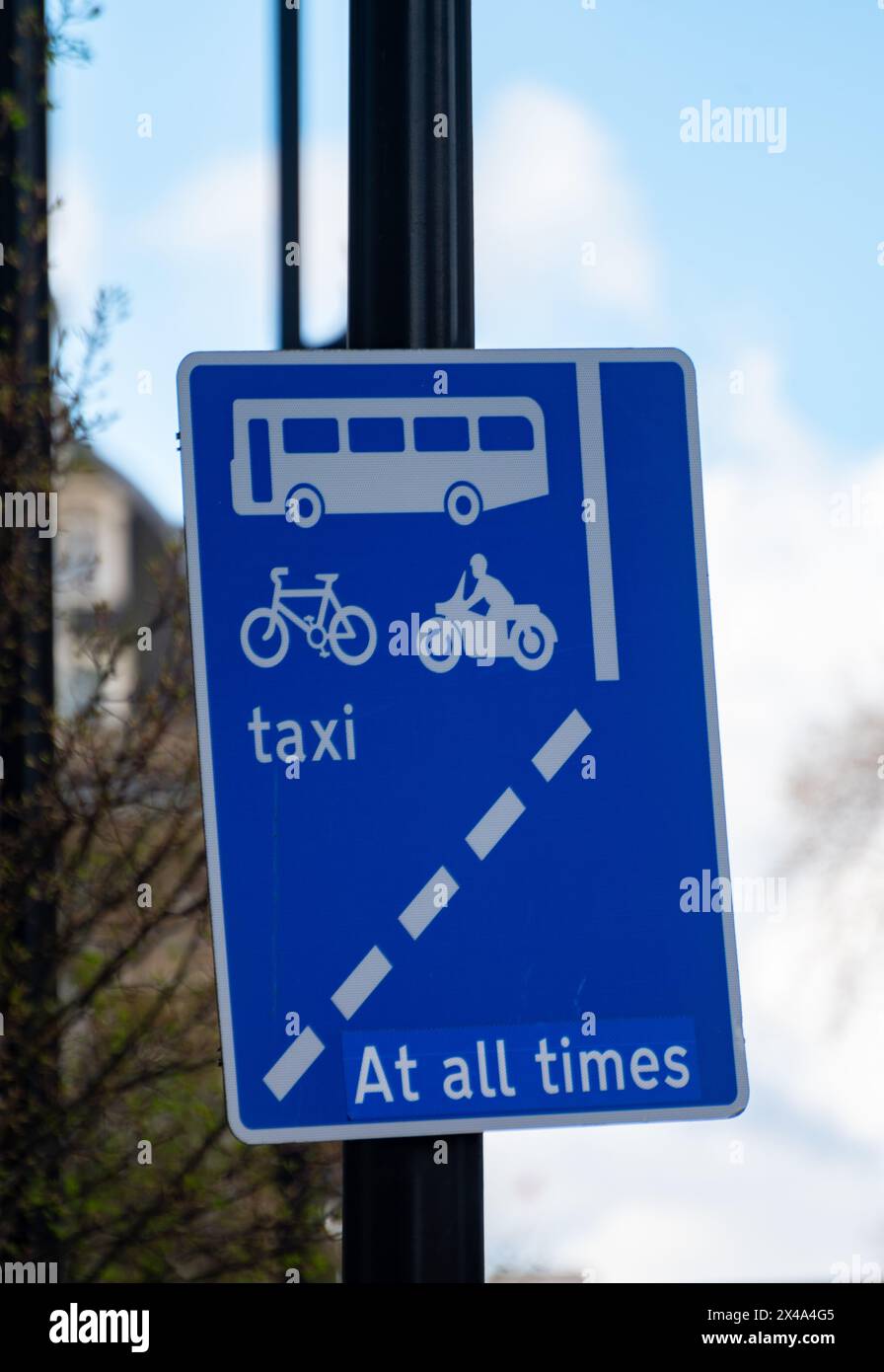 Transportation in London city, roads, road signes, street signes ...