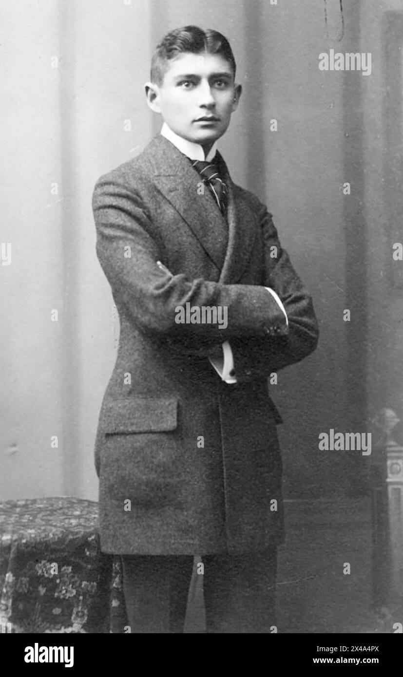 FRANZ KAFKA (1883-1924) German Bohemian novelist and writer about 1910 ...