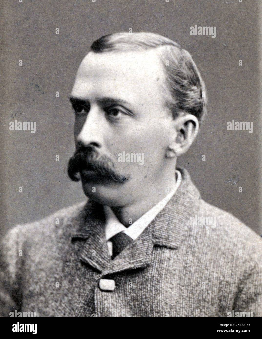 GEORGE KENNAN (1845-1924) American explorer in 1885 Stock Photo - Alamy