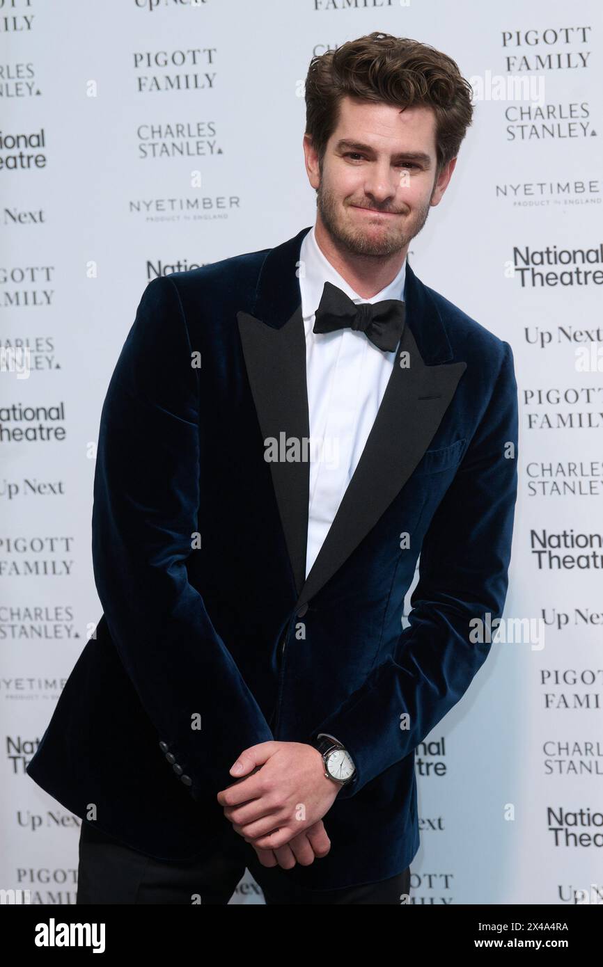 London, UK . 1 May, 2024 . Andrew Garfield pictured at the National ...
