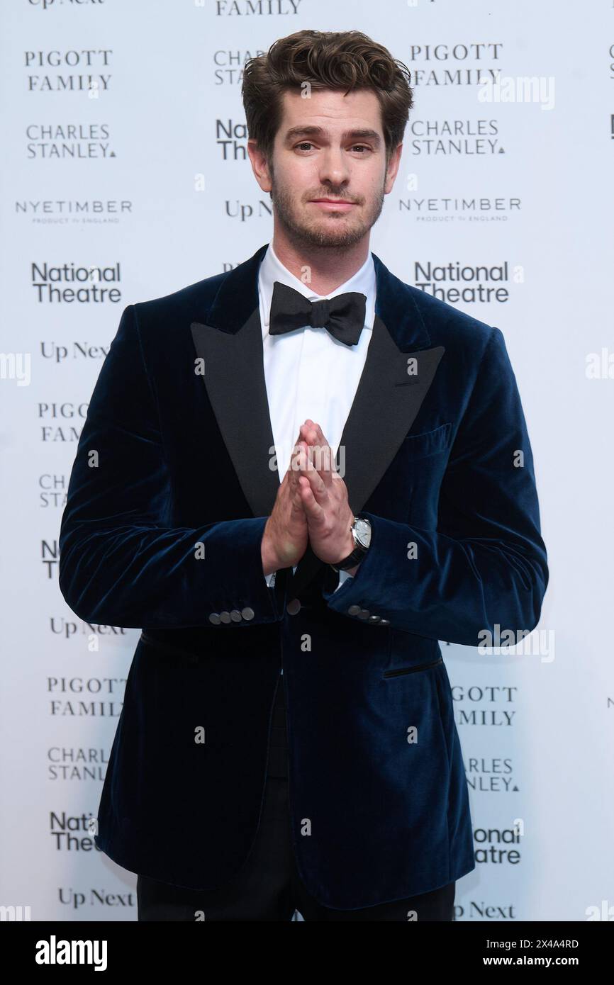 London, UK . 1 May, 2024 . Andrew Garfield pictured at the National ...