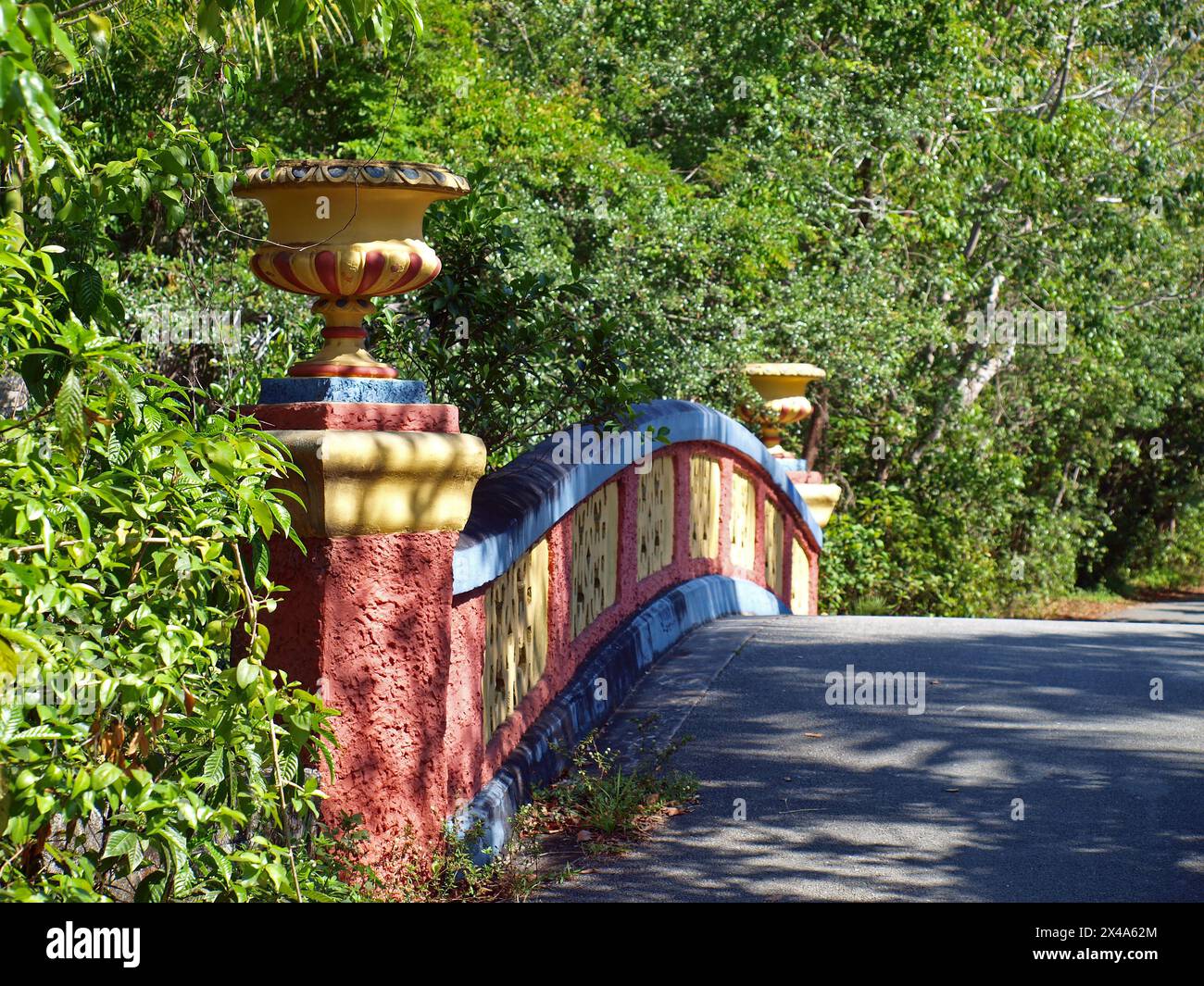 Miami, Florida, United States - April 20, 2024: Pillars of the ...