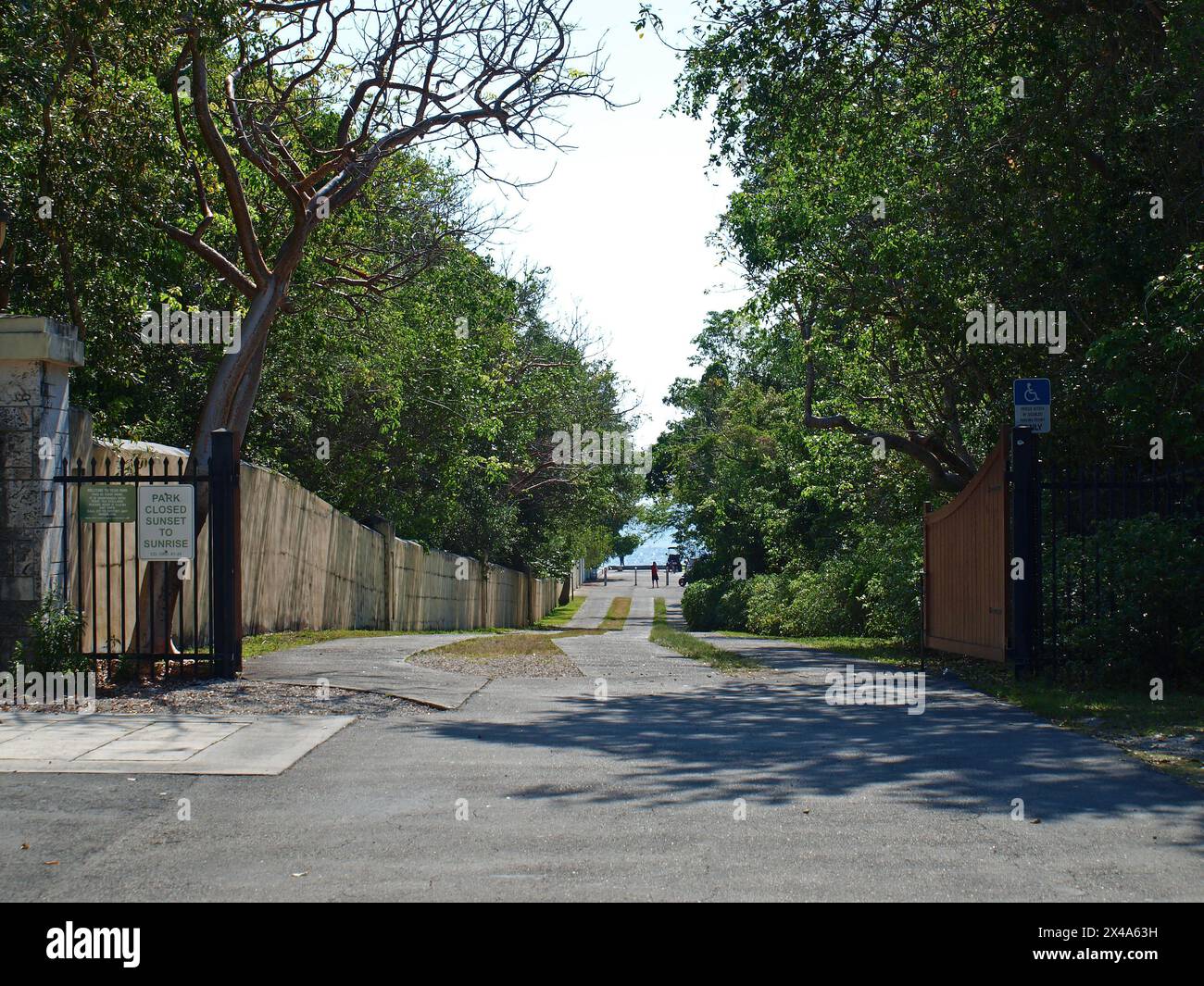 Miami, Florida, United States - April 20, 2024: Entrance to Deering ...