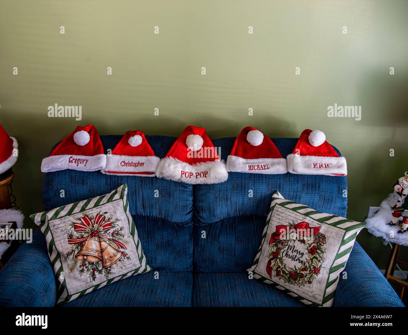 Personalized santa hat hi-res stock photography and images - Alamy
