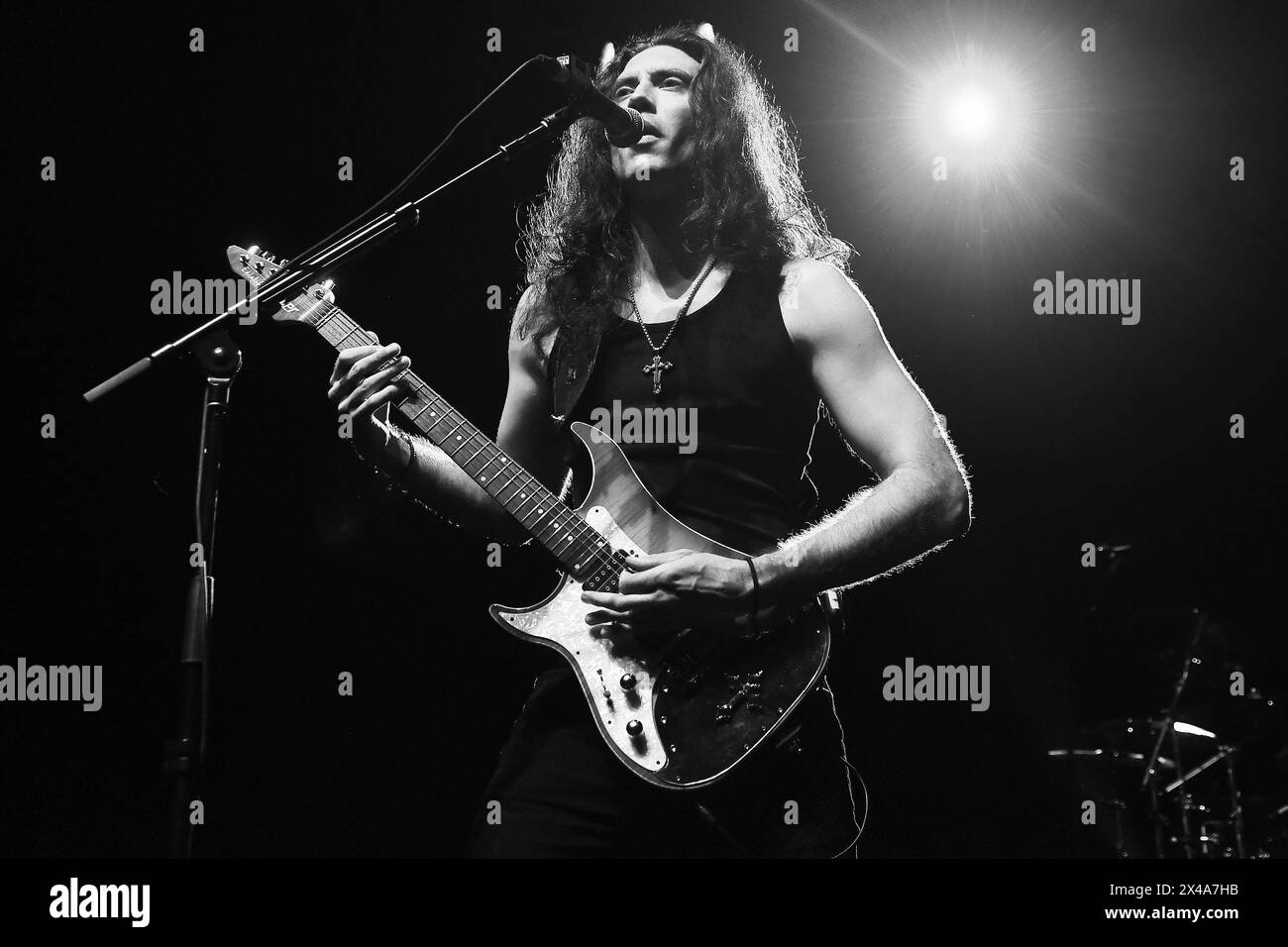Rio de Janeiro, Brazil, April 30, 2024. - Guitarist Gus G, during the ...