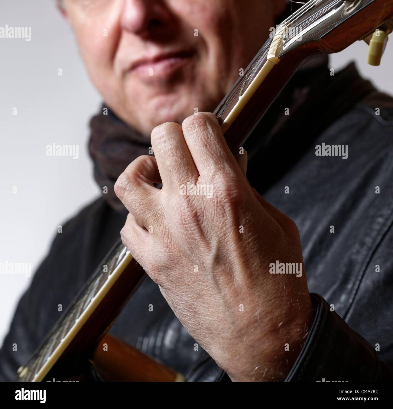 Italy, Rome; electric guitar player Stock Photo - Alamy