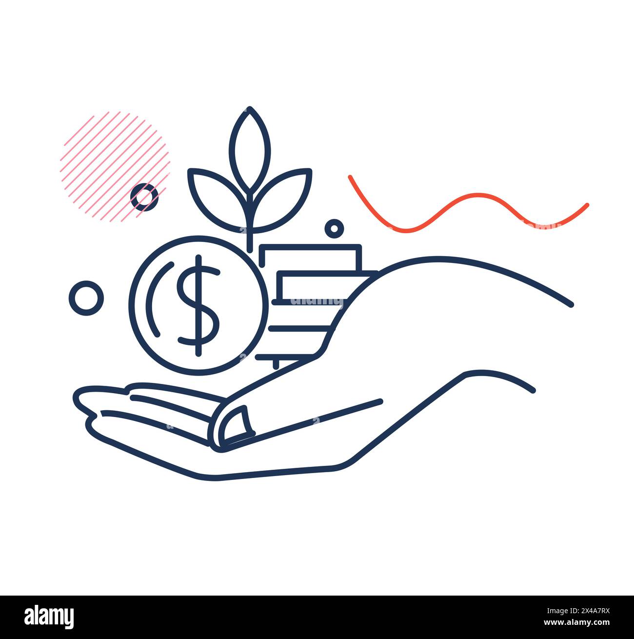 Venture Capitalist - Seed Fund Investment - Icon as EPS 10 File Stock ...