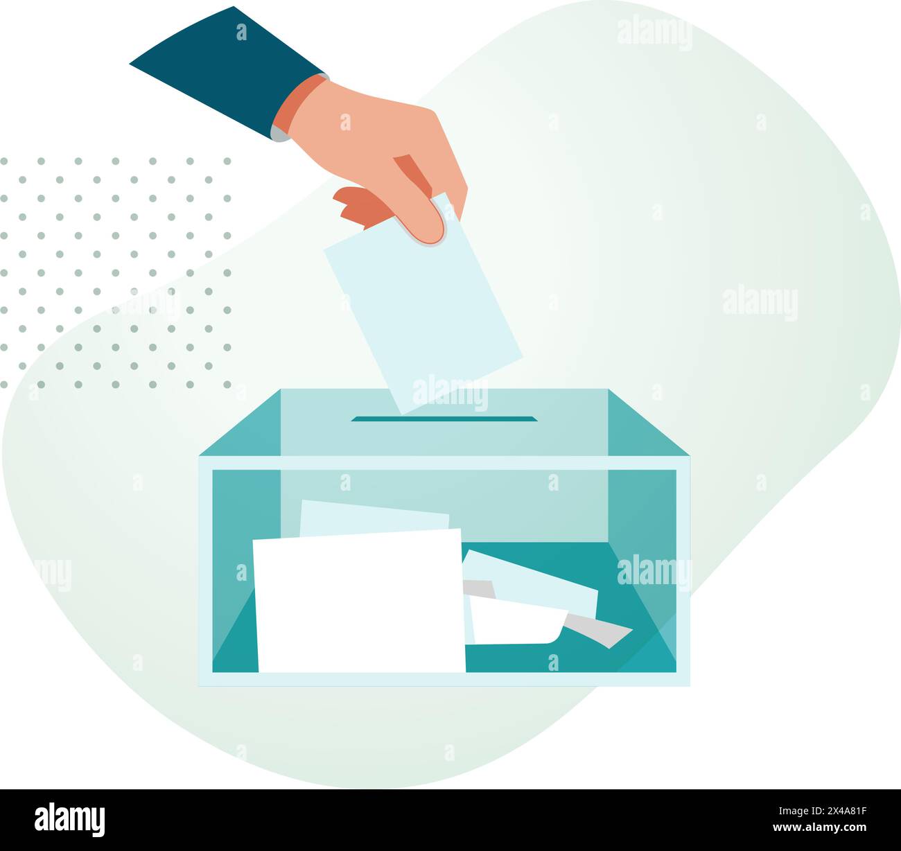 Power of Election - Ballot Paper Voting - Stock Illustration as EPS 10 ...