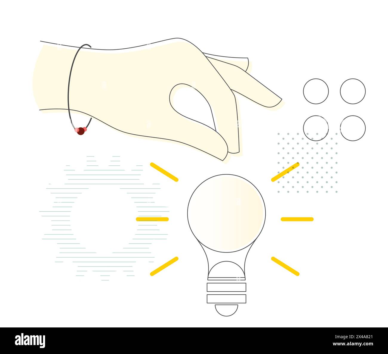 Design Inspiration - Picking the right Idea - Stock Illustration as EPS ...