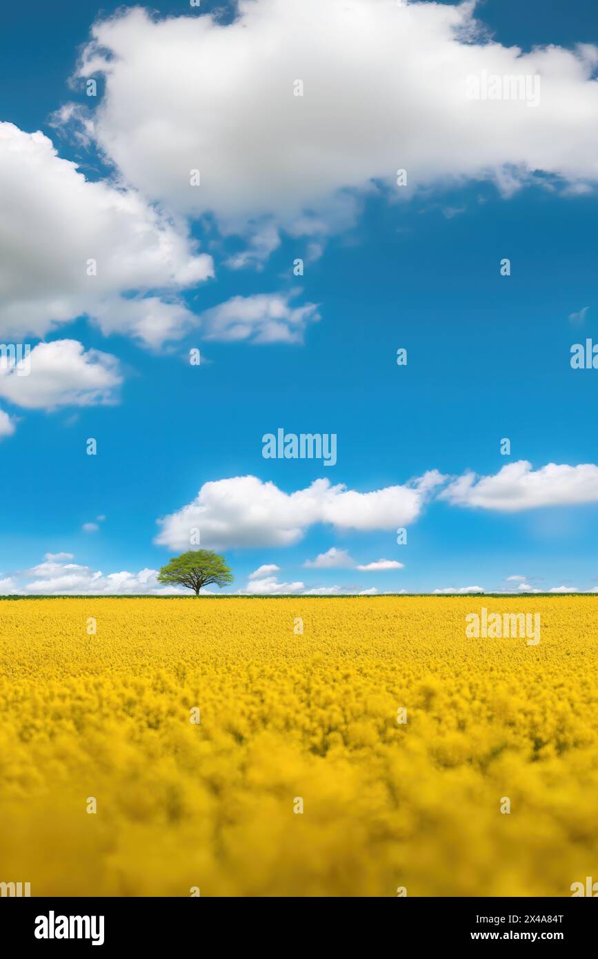 Canola rapeseed field denmark hi-res stock photography and images - Alamy