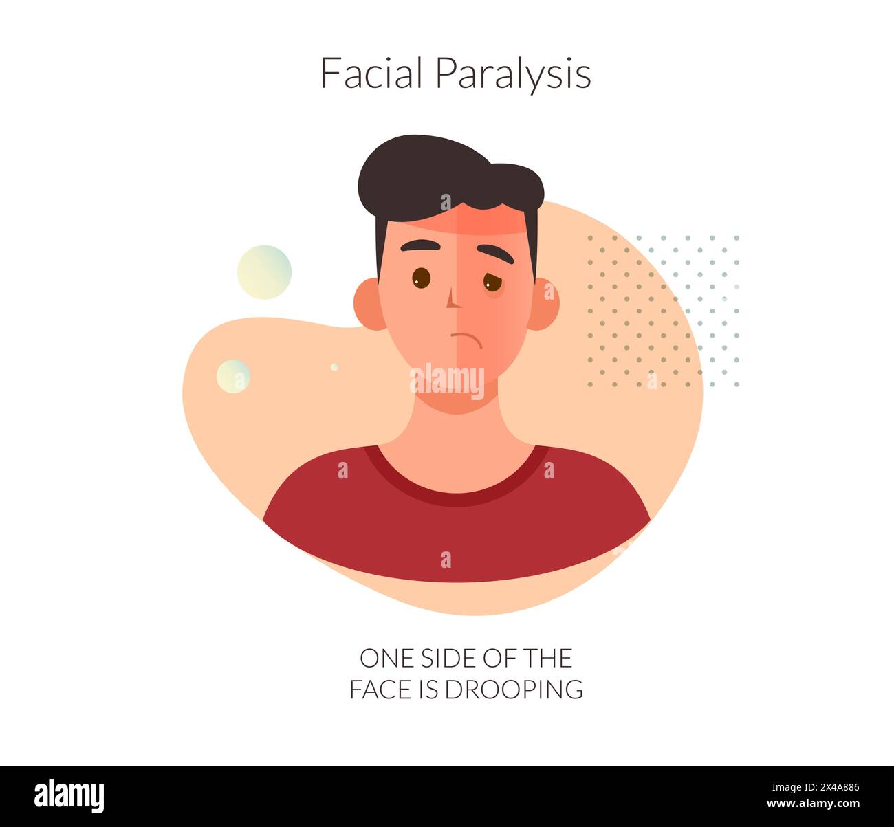 Facial drooping Stock Vector Images - Alamy