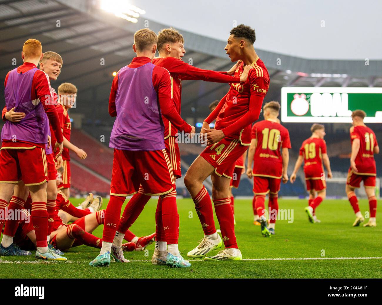 1st May 2024; Hampden Park, Glasgow, Scotland: Scottish FA Youth Cup ...