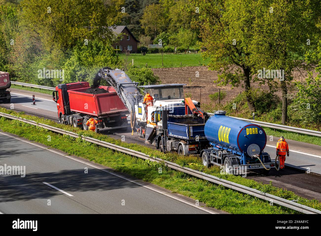 Old road asphalt work hi-res stock photography and images - Alamy
