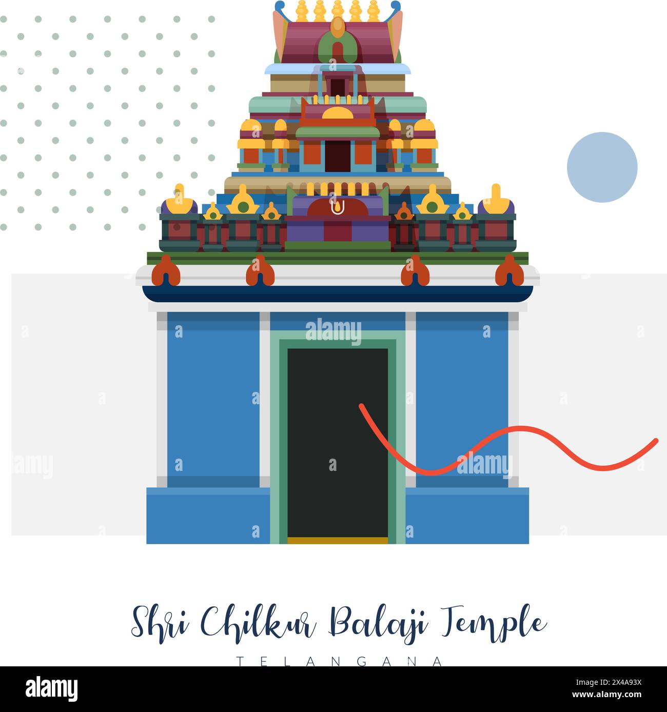 Sri Chilkur Balaji Temple - Chilkur Village, Telangana - Stock ...