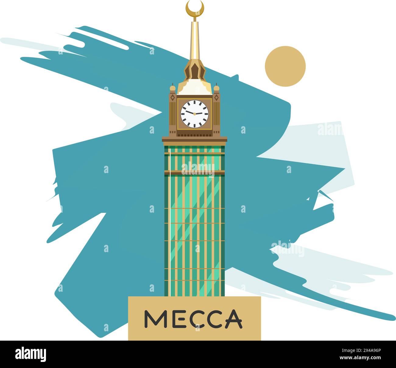 Al bait abraj towers Cut Out Stock Images & Pictures - Alamy