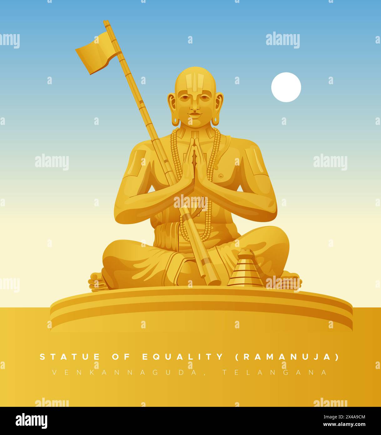 Statue of Equality (Ramanuja) - Venkannaguda, Telangana - Stock ...