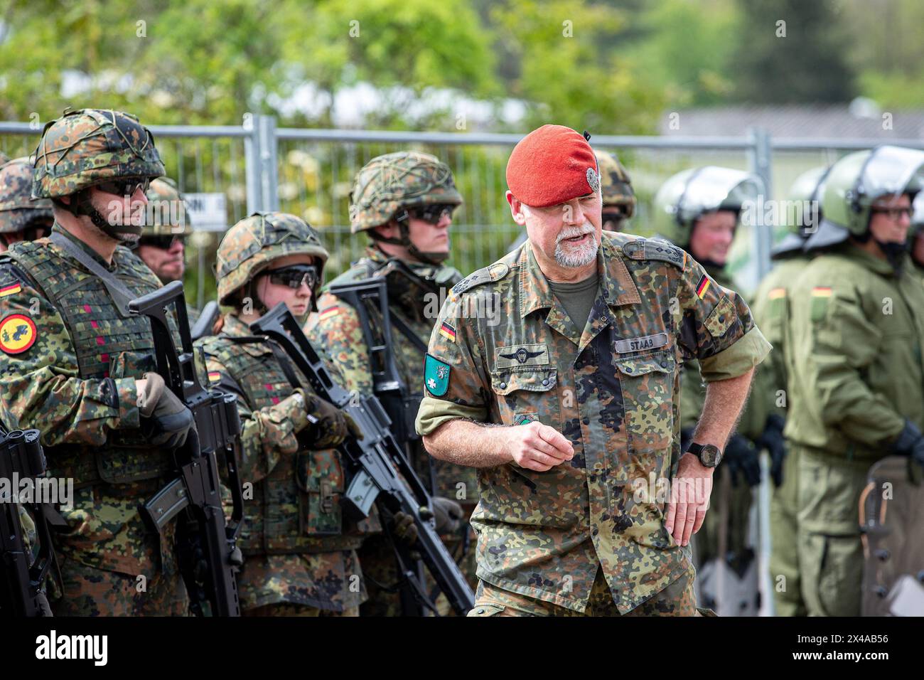Eft Hellendorf, Germany. 01st May, 2024. Colonel Uwe Staab, Commander ...