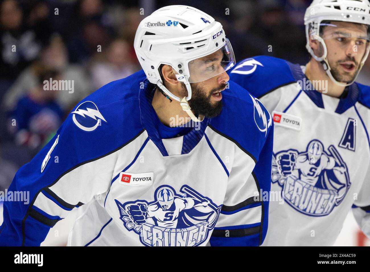 April 26th, 2024: Syracuse Crunch defenseman Devante Stephens (4 ...