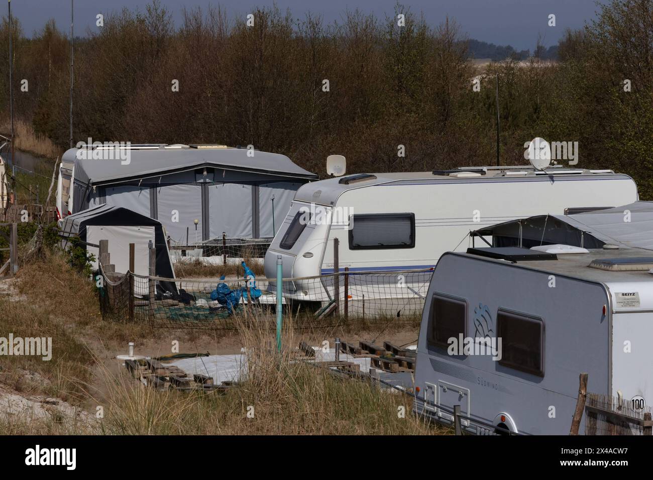 Regenbogen Camping 01.05.2024, Prerow, Campingplatz Prerow, Dauercamper ...