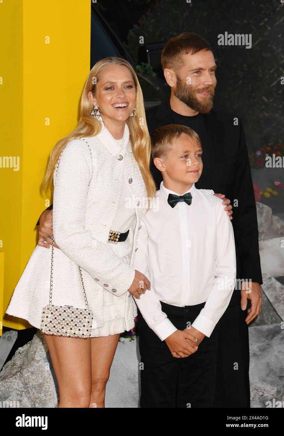 HOLLYWOOD, CALIFORNIA - APRIL 30: (L-R) Teresa Palmer, Mark Webber and ...