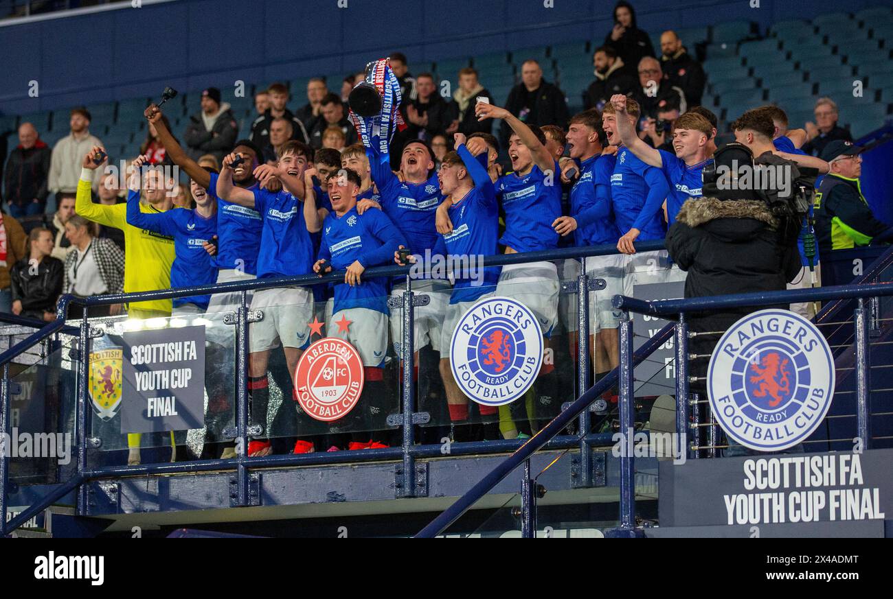 1st May 2024; Hampden Park, Glasgow, Scotland: Scottish FA Youth Cup ...