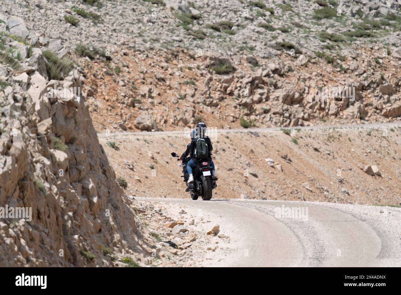 Two touring motorcycles on the road hi-res stock photography and images ...