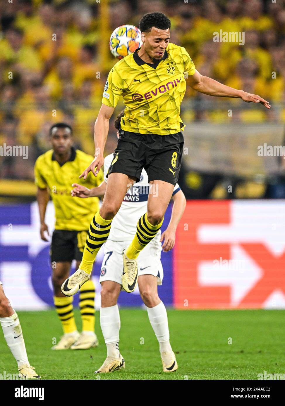 DORTMUND - Felix Nmecha of Borussia Dortmund during the UEFA Champions ...