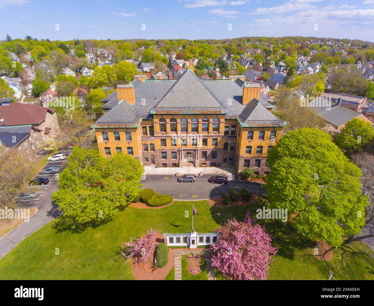 Aerial view of melrose hi-res stock photography and images - Alamy